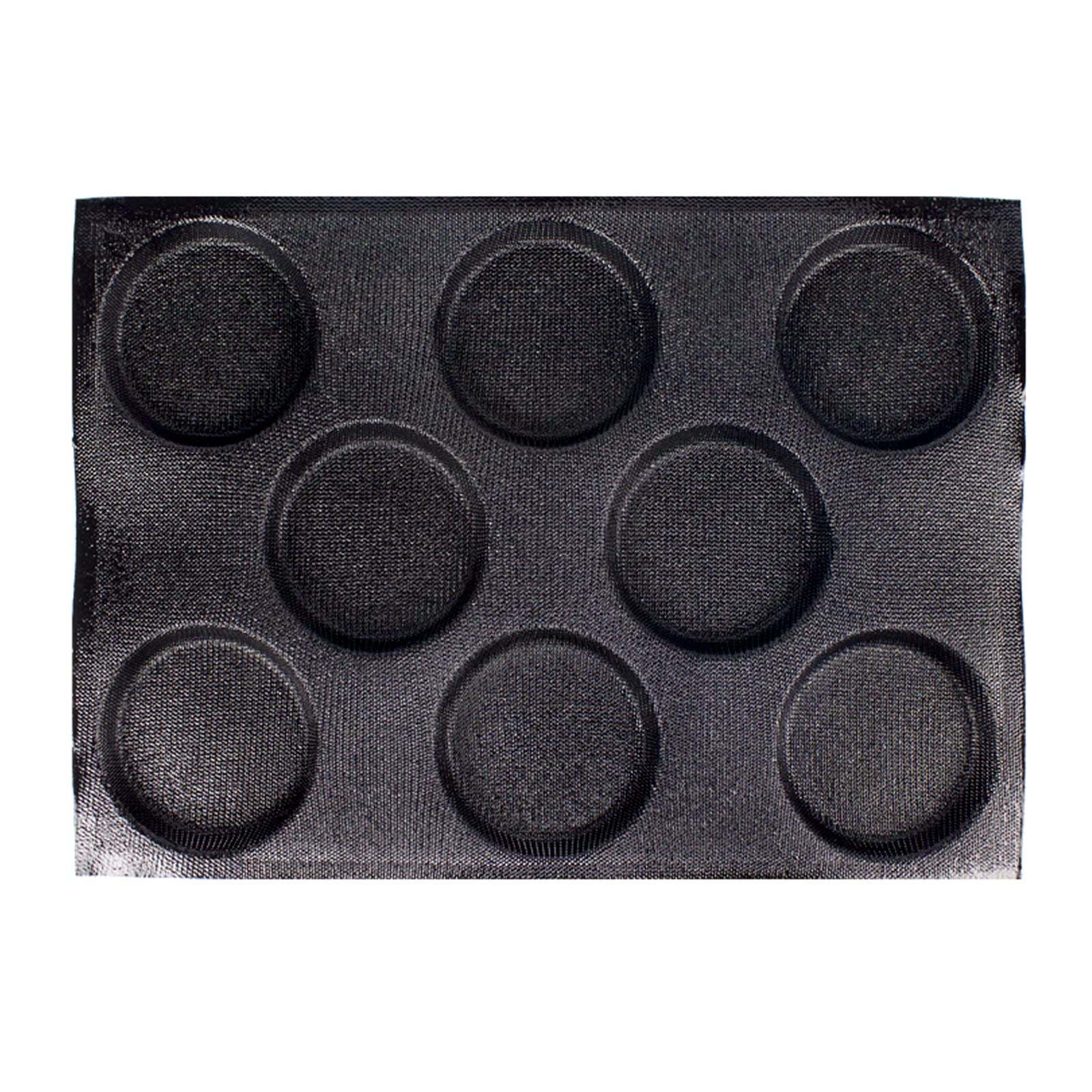 FETESUR Silicone Hamburger Bun Pan, Silicone Perforated Hamburger Bun Mold, Chocolate Chip Coookies Mold, Non-Stick Baking Pan for Making Buns, Mesh Baking Sheets