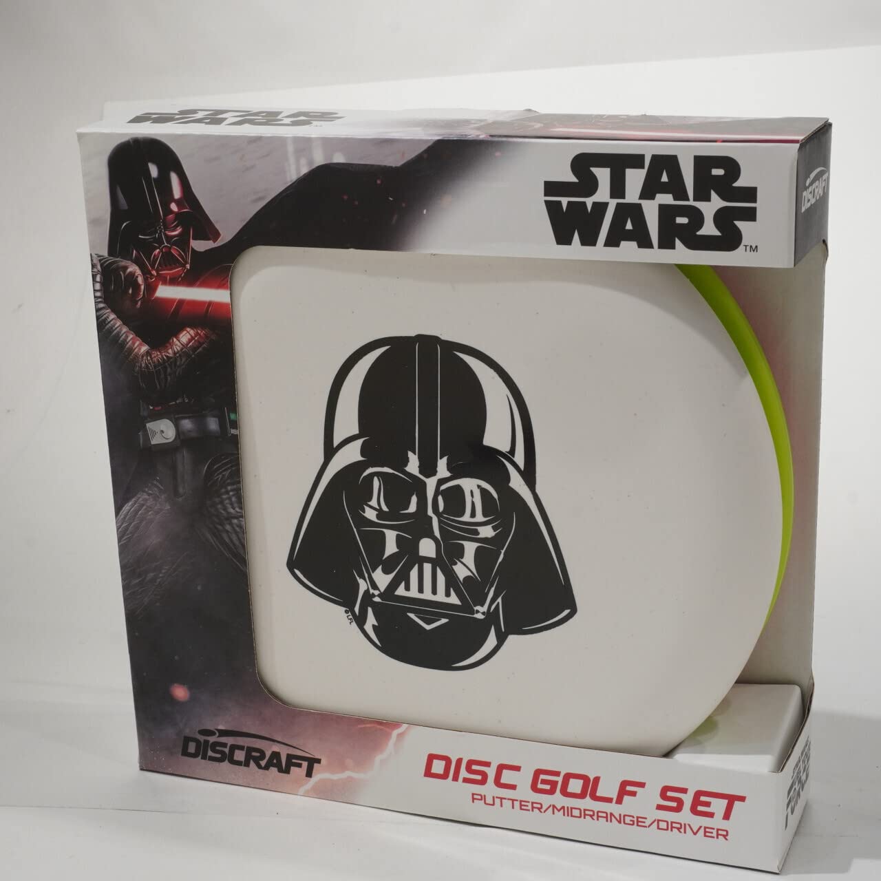 Discraft Star Wars 3-Disc Disc Golf Beginner Set [Weights and Colors May Vary] - Light Side