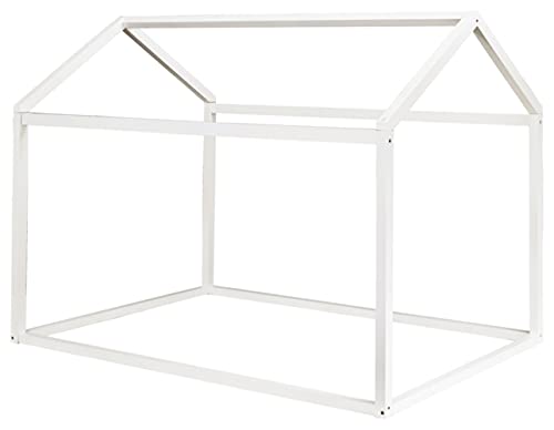 Signature Design by Ashley Flannibrook Contemporary House Bed Frame, Full, White