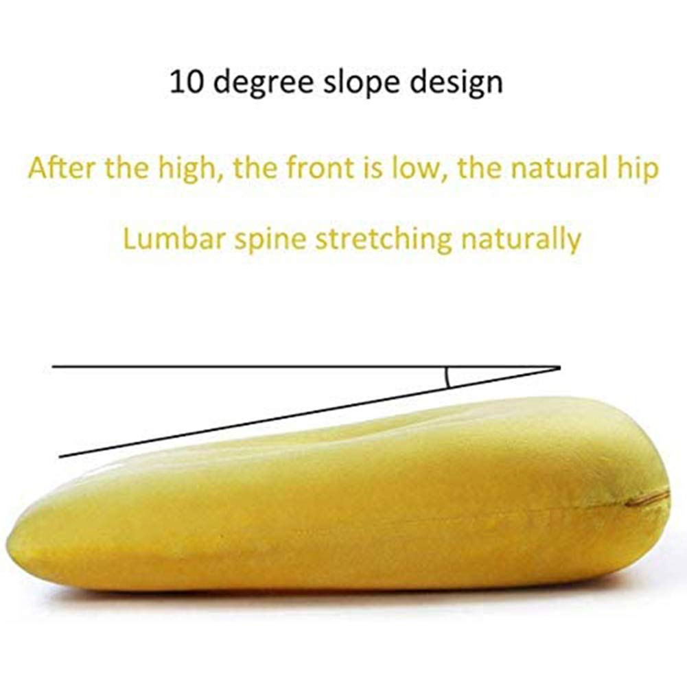 ESGT Ischial Tuberosity Seat Cushion with Two Holes for Sitting Bones- Memory Foam Sit Bone Relief Cushion for Butt, Lower Back, Hips
