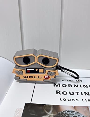 Monster Design Case for Apple AirPods Pro Case Cartoon Cover Silicone Shockproof 3D Cute Kawaii Protective Case Anti-Fall Headphone Case for Airpod Pro Case (Airpods Pro, Robot)