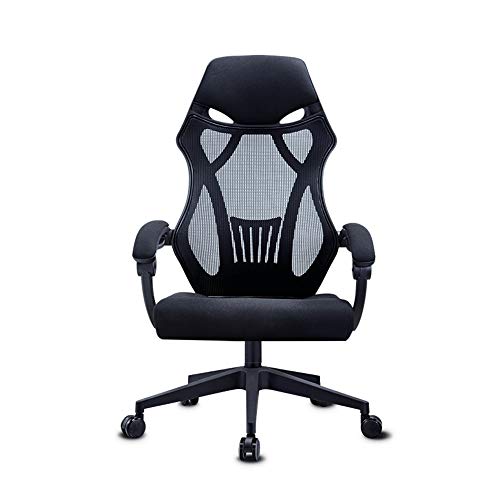 DOUBAO Reclining Office Chair - 300 LB Capacity Ergonomic Computer Mesh Recliner, Executive Swivel Office Desk Chair, Task Chair with Hidden Footrest and Lumbar Support,Black Footrest (Size : Black