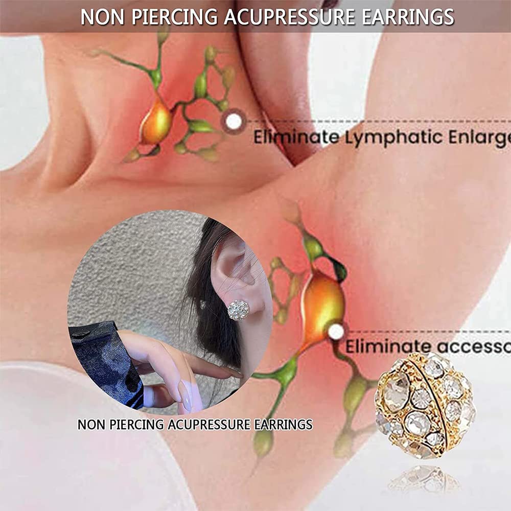 Dorina Earacupressure Magnetherapy Detoxi Earrings, Dorina Earrings (4 pairs)