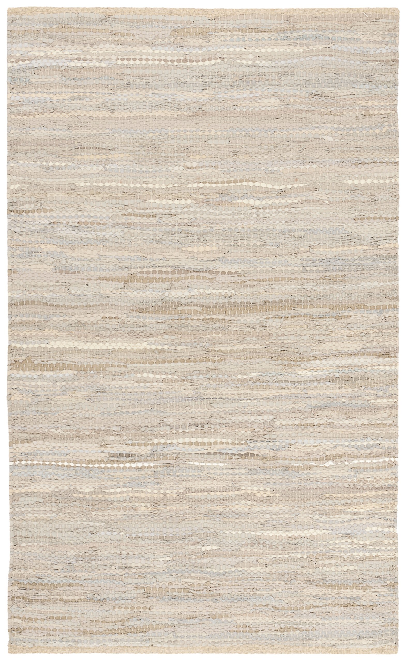 SAFAVIEH Vintage Leather Collection Accent Rug - 2'3" x 4', Beige, Handmade Leather, Ideal for High Traffic Areas in Entryway, Living Room, Bedroom (VTL105B)