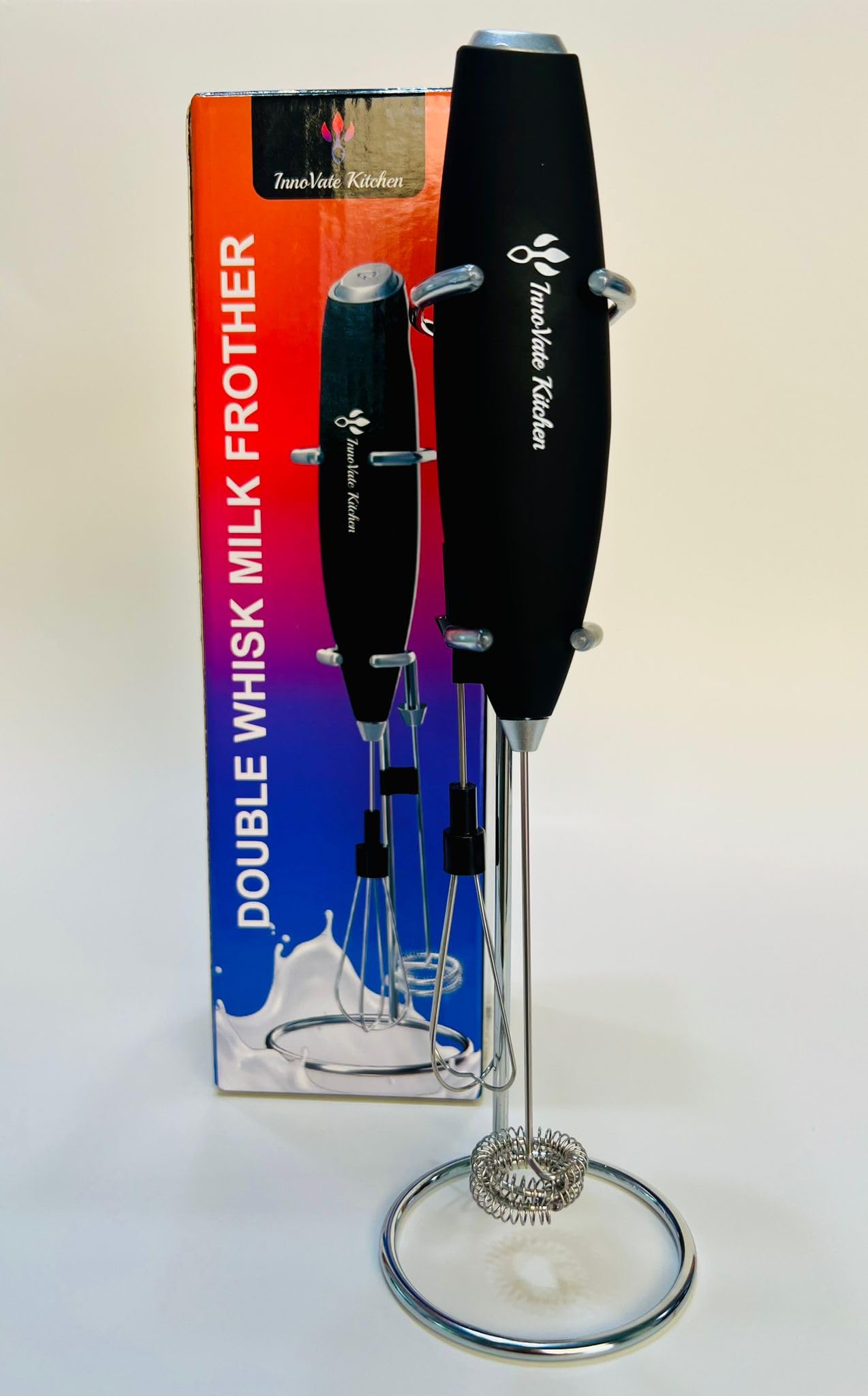 Double Whisk Milk Frother
