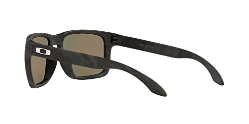 Oakley Men's OO9417 Holbrook XL Square Sunglasses, Matte Black Camouflage/Prizm Ruby, 59 mm