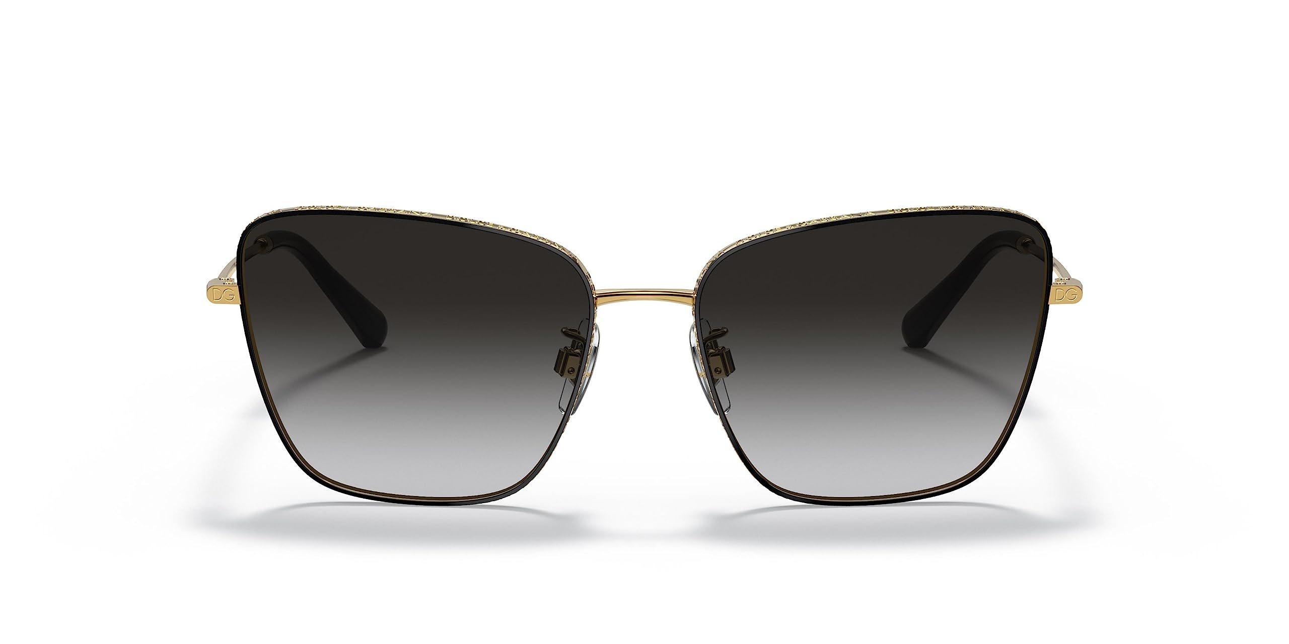 Dolce & Gabbana SLIM DG 2275 Black Gold/Grey Shaded 56/16/140 women Sunglasses