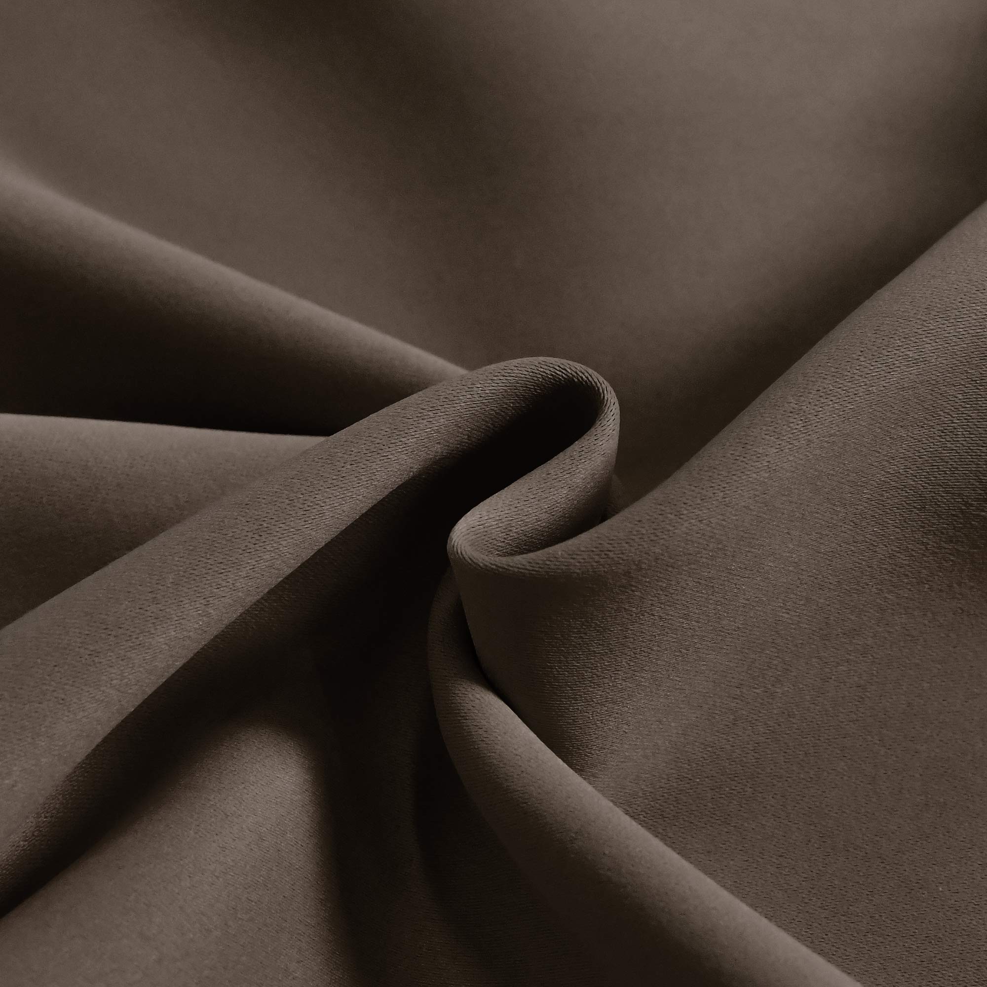 DECOVSUN Coffee Brown Valance for Windows 60x18 Inch Solid Thermal Insulated Blackout Kitchen Short Curtain Toppers Valance Rod Pocket for Bathroom Living Room 1 Panel