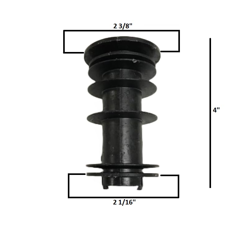 Douglas Large Plastic Insert Bushing 2 Pack OEM 2 3/8 OD x 2 1/16" ID