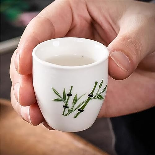 DNATS Household Chinese Ceramic Wine Set White Wine Yellow Rice Wine Liquor Division Small Wine Cup A Cup Sketch Cup