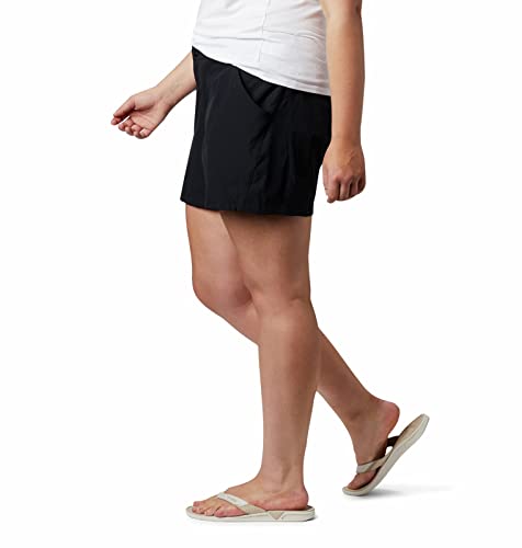 Columbia Womens Coral Point Iii Athletic Shorts, Black, 10 US