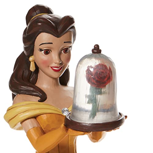 Enesco Disney Traditions by Jim Shore Beauty and The Beast Belle Deluxe Enchanted Princess Series Figurine, 15 Inch, Multicolor