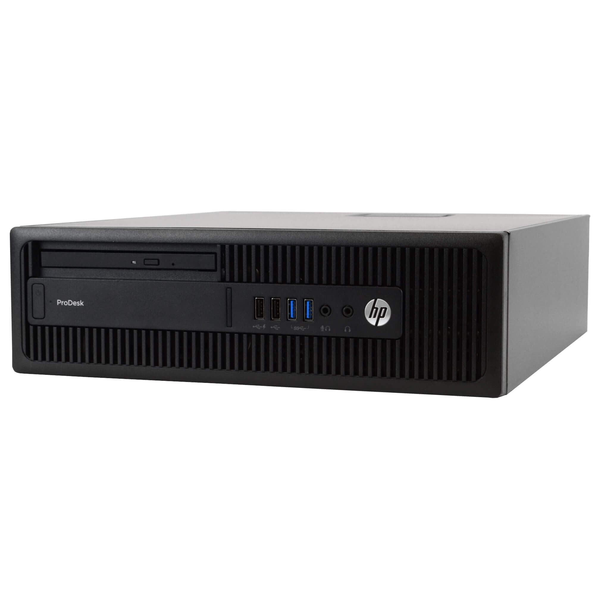HP Desktop 600 G2 Computer Intel Quad Core i5-6500 3.2-GHz, 16GB Ram, 1 TB, with 19in LCD Monitors, DVD, WiFi, Windows 10 (Renewed) ¦