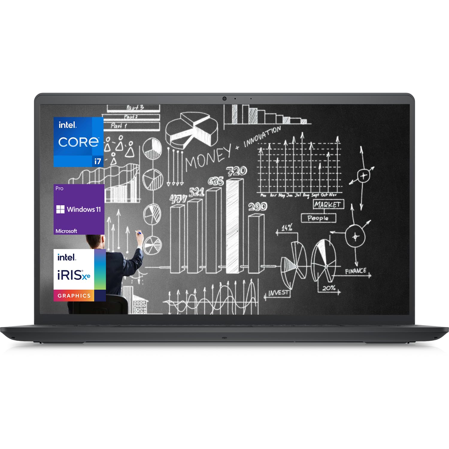 Dell Business Inspiron 2-in-1 Laptop, 16" OLED Touchscreen, 12th Gen Intel Core i7-1260P, NVIDIA GeForce MX 550, 32GB RAM, 1TB SSD, FP Reader, Webcam, Active Pen, Wi-Fi 6, Windows 11 Pro