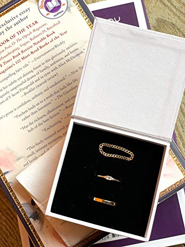 espere 14k Gold Flat Cuban Chain Ring | Dainty Solid Gold Eternity Ring | Simple Stackable Band Stackers Size 9