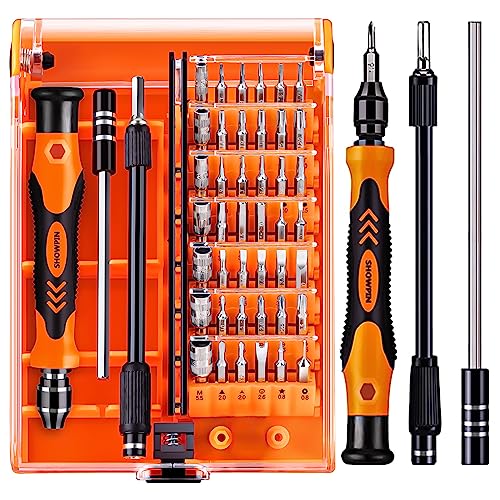 Mini Screwdriver Set, Torx Bit Set with T3 T4 T5 T6 T7 T8 T9 T10 T15 T20 Security Torx Bit, Computer repair tool kit with Phillips Head Screwdriver compatible for Nintendo Switch, iphone, PC Repair