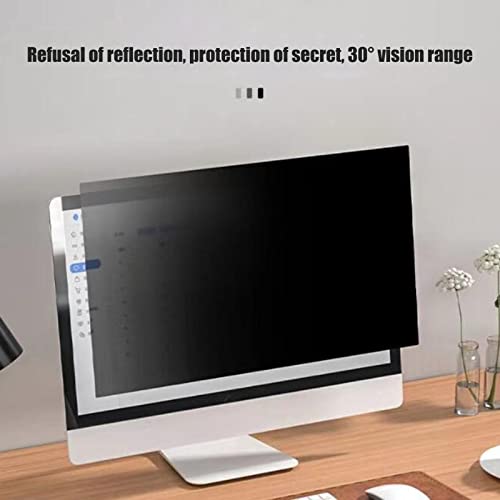 Jopwkuin Computer Screen Filter, Scratch Resistant Desktop Screen Protector UV Protection 25in for Office