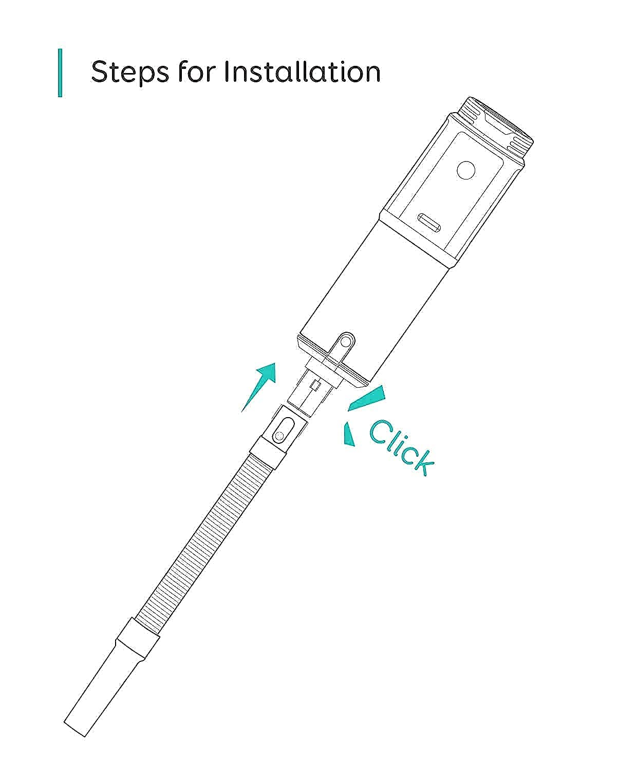 eufy by Anker, HomeVac S11 Infinity, Handheld Vacuums丨 HomeVac Extension Hose for S11 Go & S11 Infinity & S11 Reach, White, Vacuum Attachments