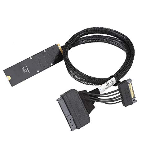 Jopwkuin M.2 Cable, SF 8639 Cable Various Devices Applicable Simple Installation No Power Supply Easily Upgrade Servers for Computer for Servers to NVMe SSD Drives