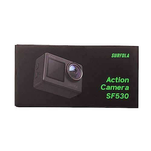 Waterproof Action Camera 4K-Ultra HD 60FPS 24MP 40M Underwater Helmet Vlog WiFi Camera,8X Zoom Touch Dual Screen EIS Stabilization Cam/Wireless Mic/Remote Control/Battery*2/Charger/Accessories Kit