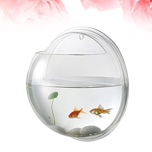 Mipcase Wall Fish Bowl, Hanging Fish Bowl Wall Mounted Fish Tank Wall Fish Tank Wall Fish Bubble