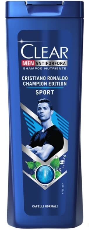 Shampoo Clear Clear Men Shampoo Antiforfora Cristiano Ronaldo Champion Edition Sport 3x400ML