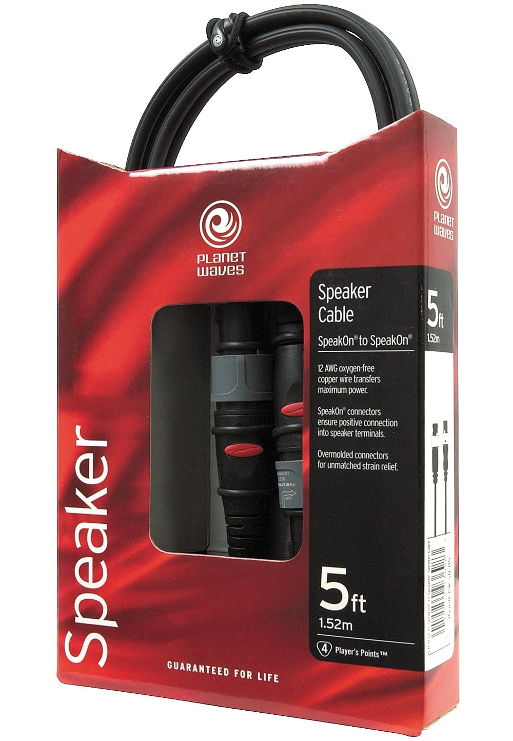 D'Addario Accessories D'Addario SpeakOn Speaker Cable - Neutrik Connectors - Maximum Signal Transfer and Flexibility - Copper Conductors - 5 Feet/1.52 Meters - Max Signal Transfer - 1 Pack