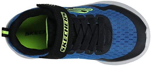 Skechers boys Microspec Max Sneaker, Royal/Black, 13 Little Kid US