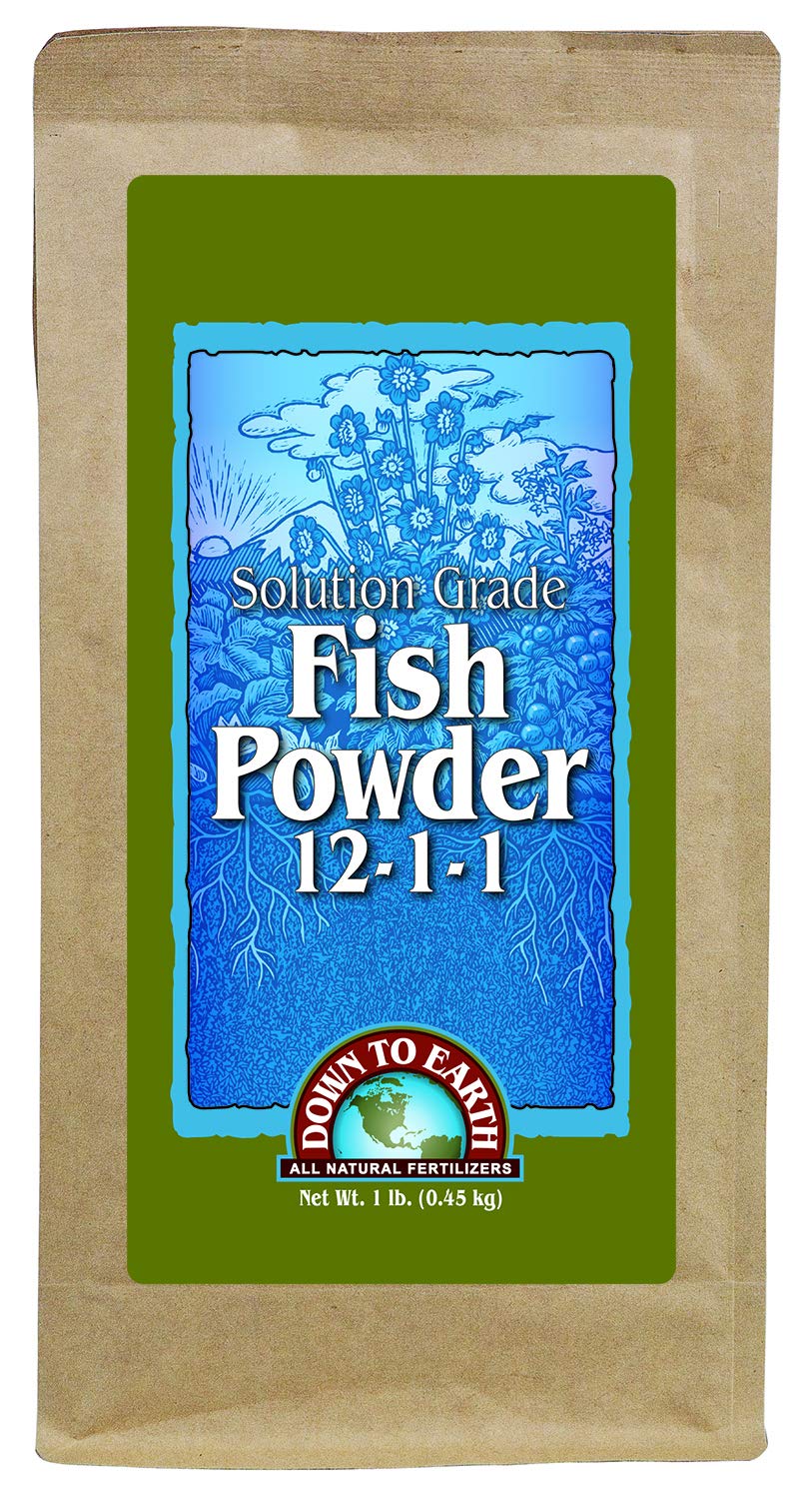 Down to Earth Fish Powder 12-1-1, 1 lb