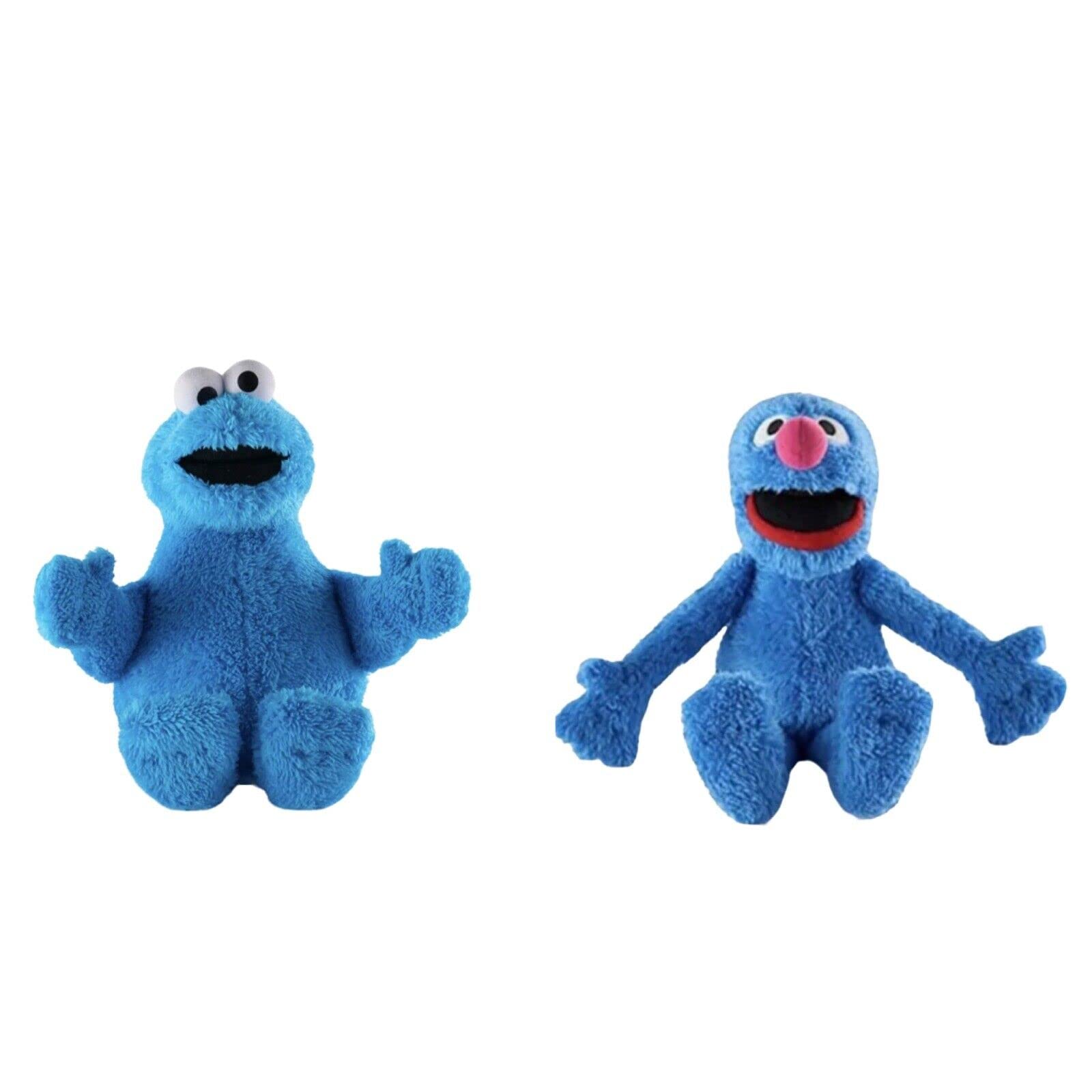 dcv Cookie Monster & Grover 2 Dolls Set 15β Plush Kohl's Soft Stuffed