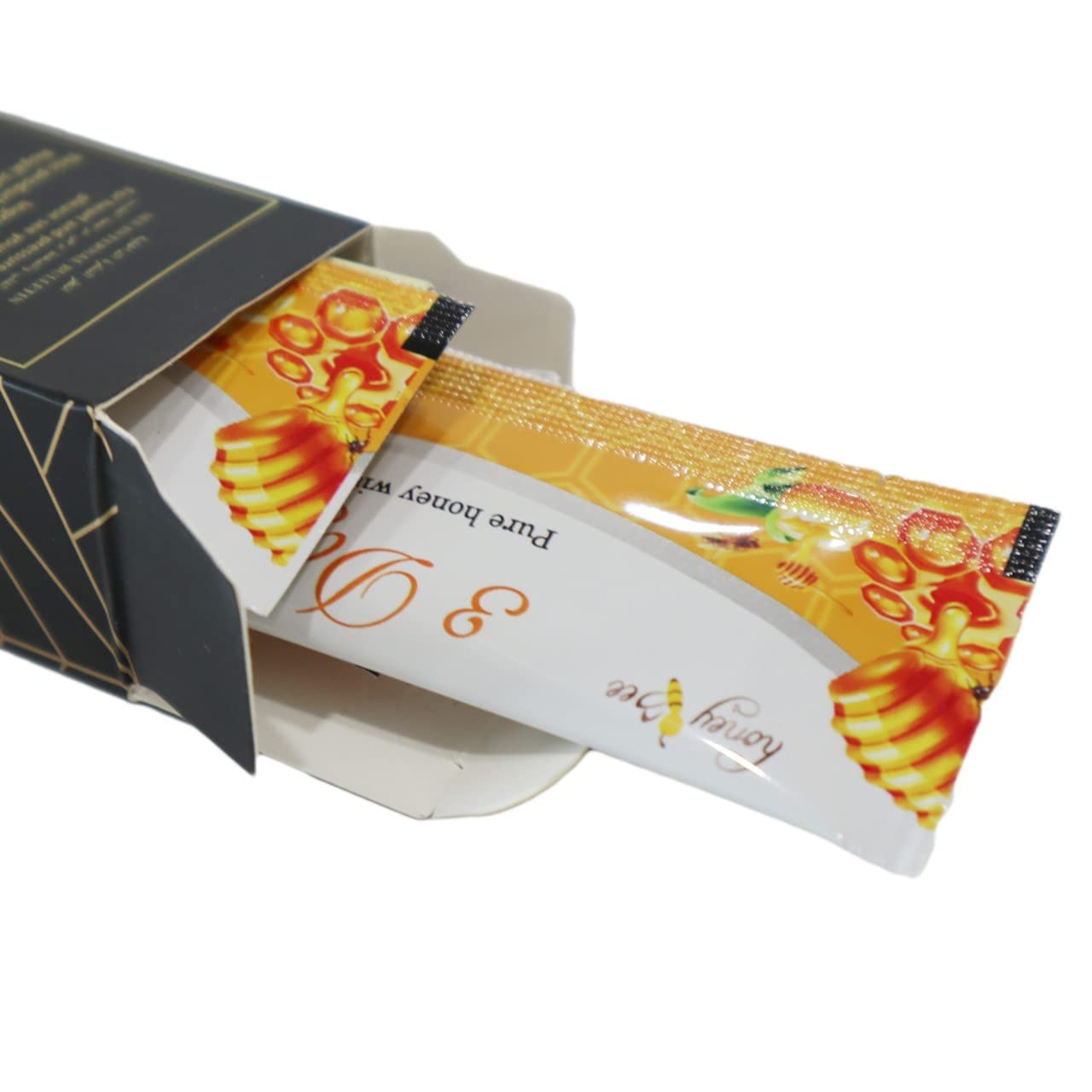 DABLIZ GROUP INTERNATION TRADING LLC Khan El Assal Three Days Organic Honey For Men Made With Natural Jelly Bee Pollen and 100% Pure Mixed Herbals- Pack of 6 Sachets, 0.09 kilograms