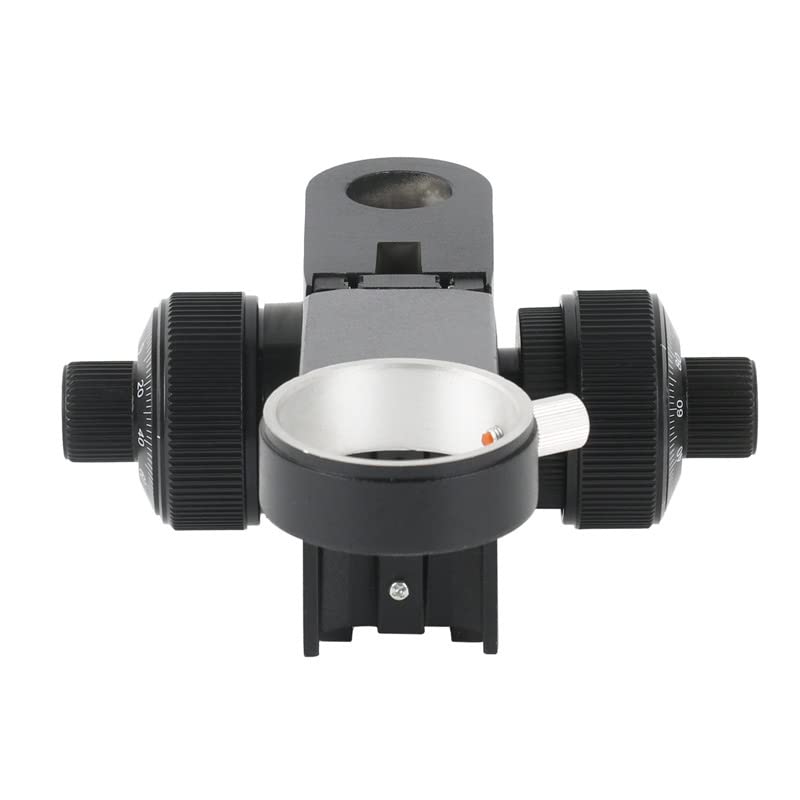 IULJH 1/4 M6 Install Screw 25mm Adjustable Video Microscope Camera Stand Holder Gear Focusing Support Accessories
