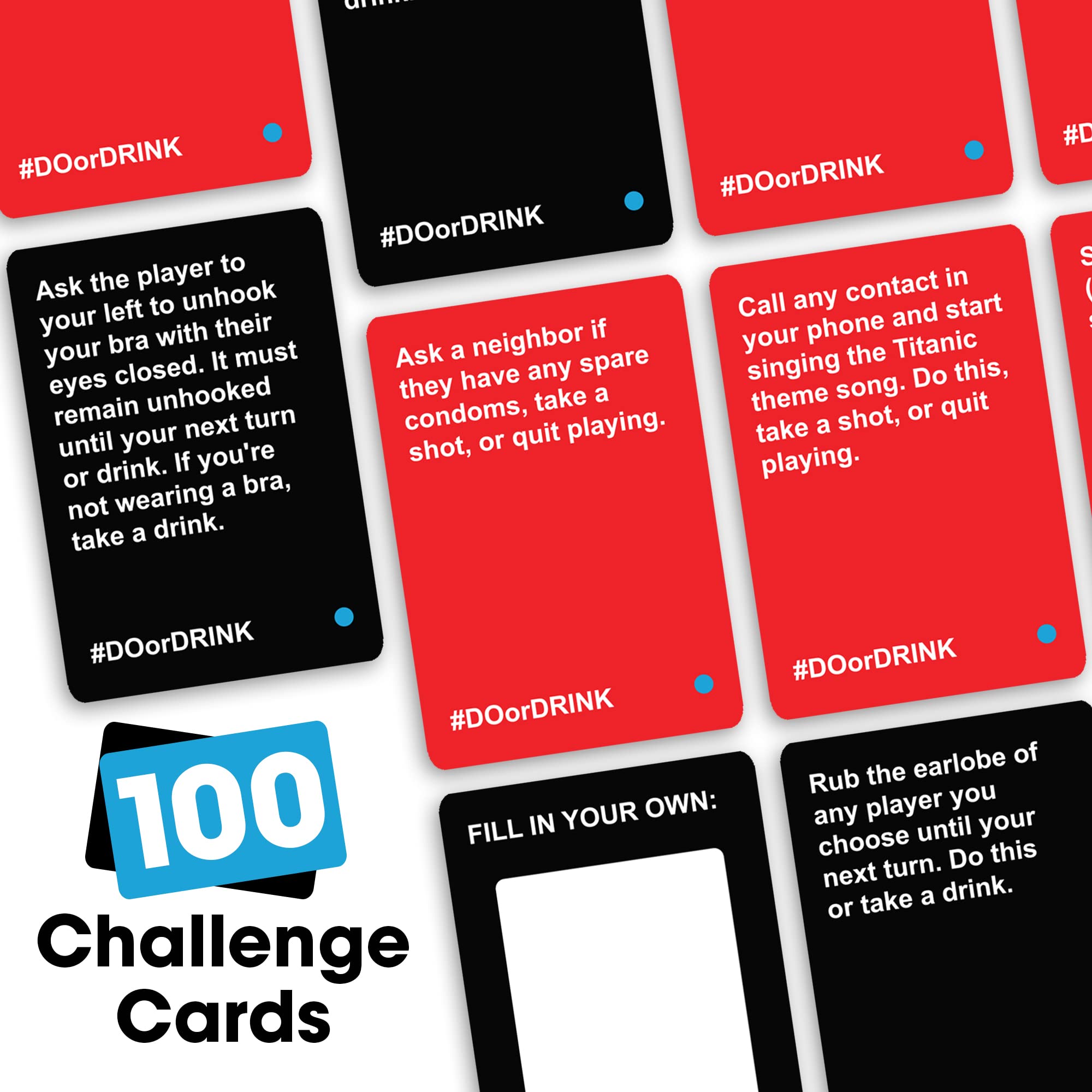 Do or Drink - Card Game - Expansion Pack #1 - Party Game - Dares for College, Camping and 21st Birthday Parties