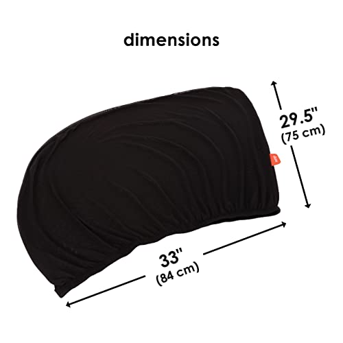 Diono Breeze 'n Shade Pack of 2 Universal Car Rear Side Window Baby Kid Pet Breathable Sun Shade Mesh Backseat, Fits Most Cars/SUVs