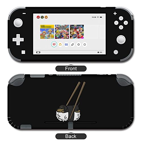 Funny Sushi Dachshund Decal Stickers Cover Set Full Wrap Skin for Switch Protection Faceplate Sticker for Switch