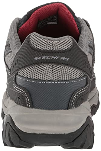 Skechers mens Afterburn Memory Foam Lace-up fashion sneakers, Navy, 10.5 X-Wide US