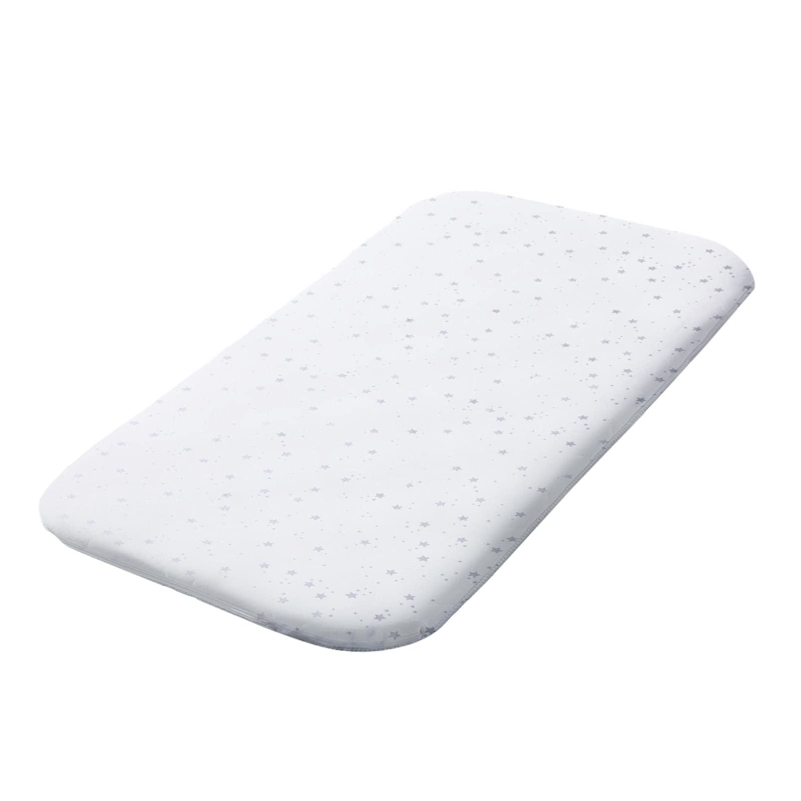 Fodss Waterproof Fitted Sheet with Elastic Band for Bedside Bassinet