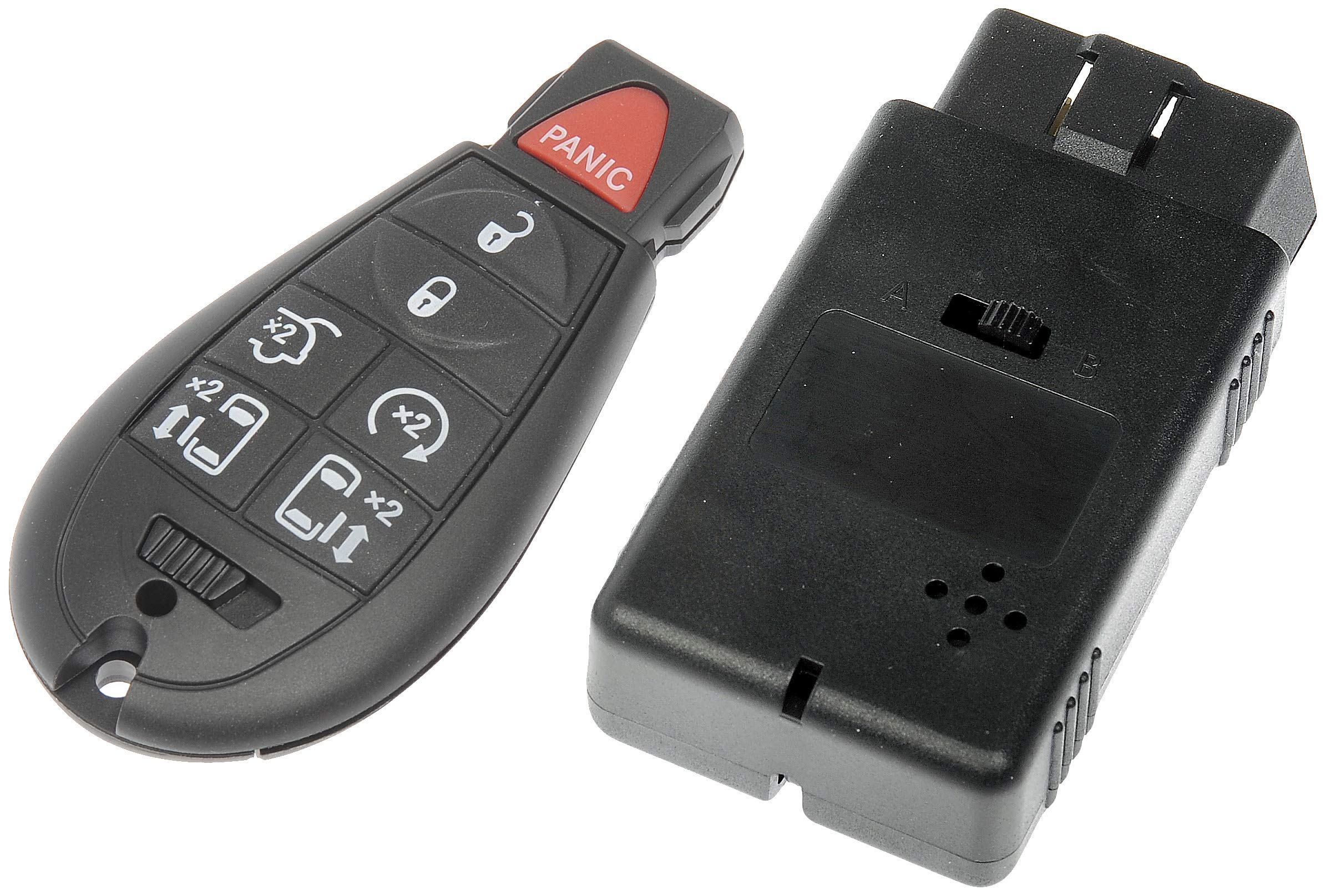Dorman 99366 Keyless Entry Remote 7 Button Compatible with Select Chrysler/Dodge Models (OE FIX)
