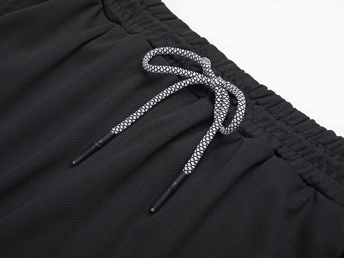 FLYFIREFLY Men's 2-in-1 Workout Running Shorts 7" Lightweight Gym Yoga Training Sport Short Pants
