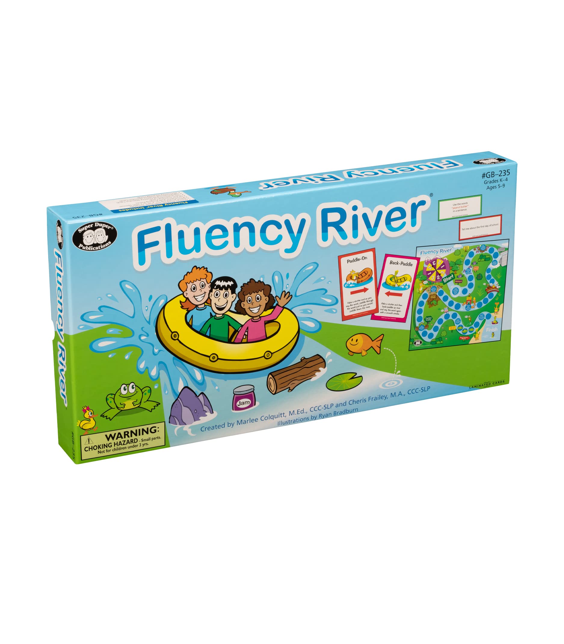 Super Duper Publications | Fluency River® Fluency Speech Improvement Board Game | Educational Learning Resource for Children