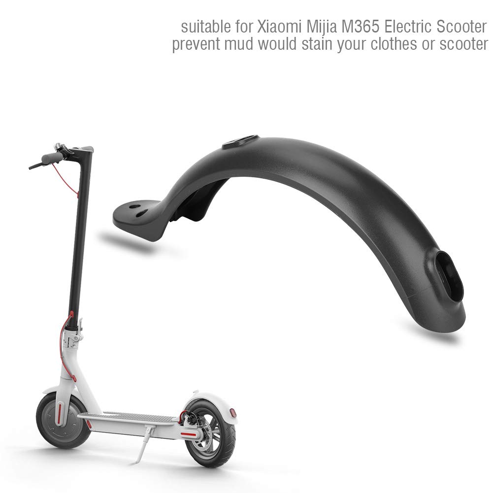Delaman Electric Scooter Fender, Rear Mudguard Scooter Fender Bracket Scooter Replacement Accessory Support Mudguard Bracket Fender Compatible for Xiaomi M365 Scooter Black