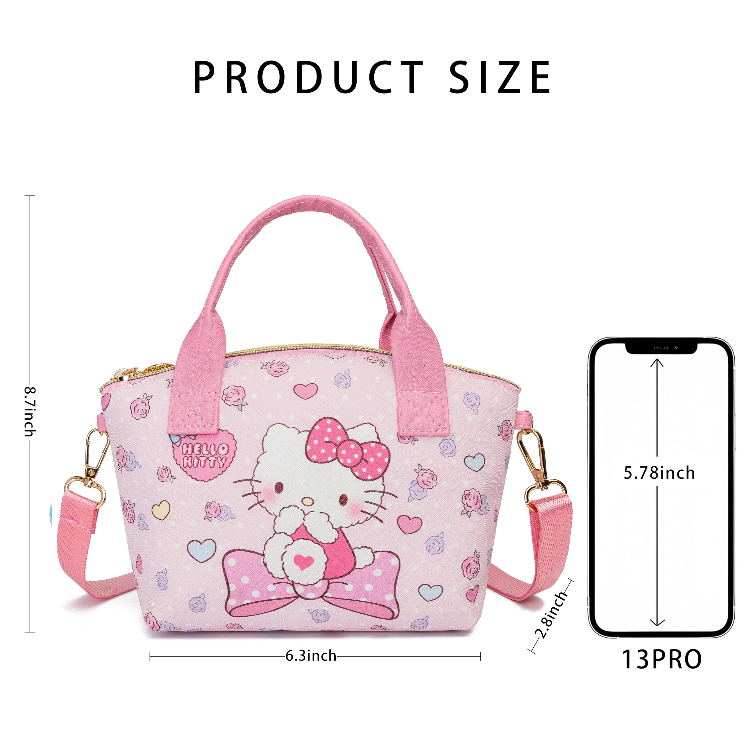 Cute Mini Crossbody Purse, Small Soft PU Leather Messenger Shoulder Bag, Great Gift Idea for Girls, A-g-e-s 3-6