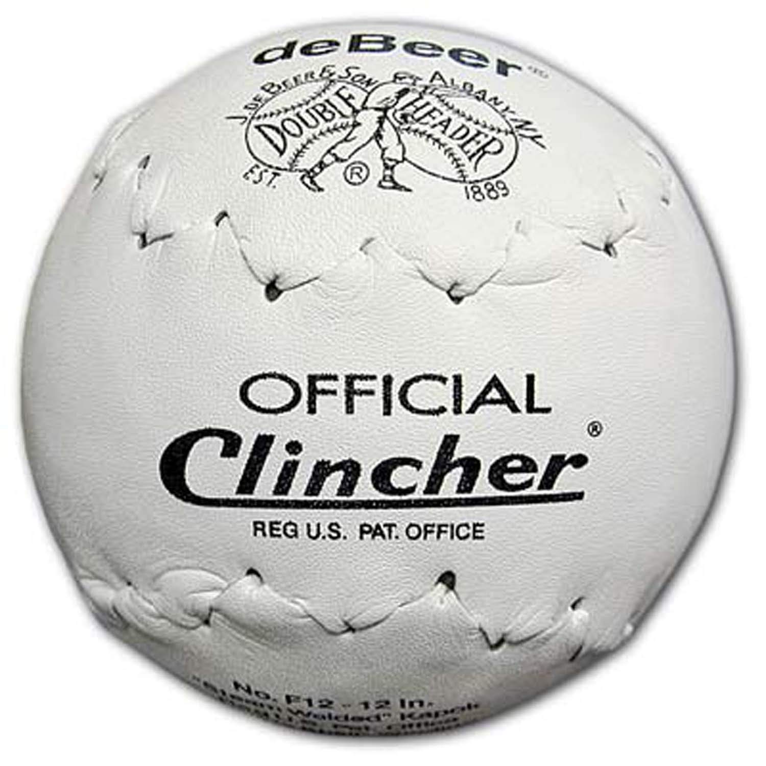 deBeer F12 Official Clincher Softball 12" - 1 Dozen