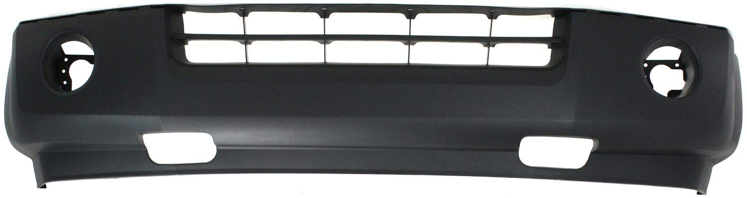 Evan Fischer Bumper Cover SET Compatible with 2007-2014 Ford Expedition Upper - Primed; Lower - Textured For Models With Wheel Opening Moldings Front, Upper and Lower FO1000631