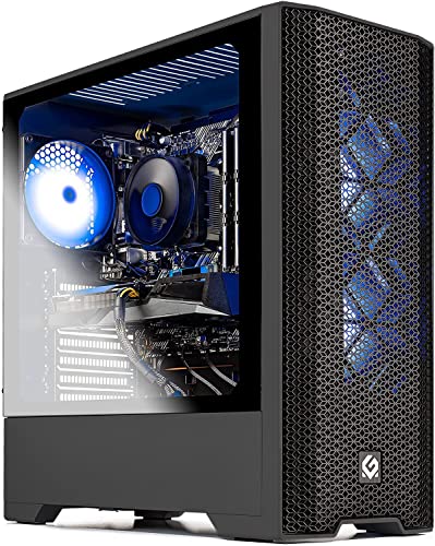Skytech Gaming Blaze 3.0 Black Gaming PC Desktop β AMD Ryzen 5 3600 3.6 GHz, RX 6600XT, 1TB NVME SSD, 16G DDR4 3200, 600W Gold PSU, AC Wi-Fi, Windows 10 Home 64-bit