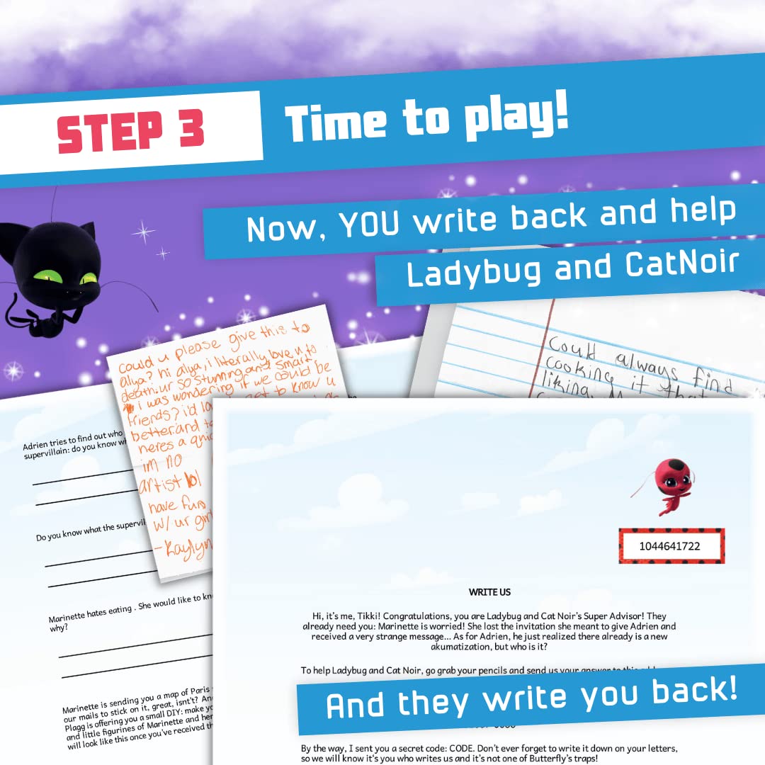 Epopia Miraculous Tales of Ladybug & Cat Noir - Miraculous Penpals: The Game!