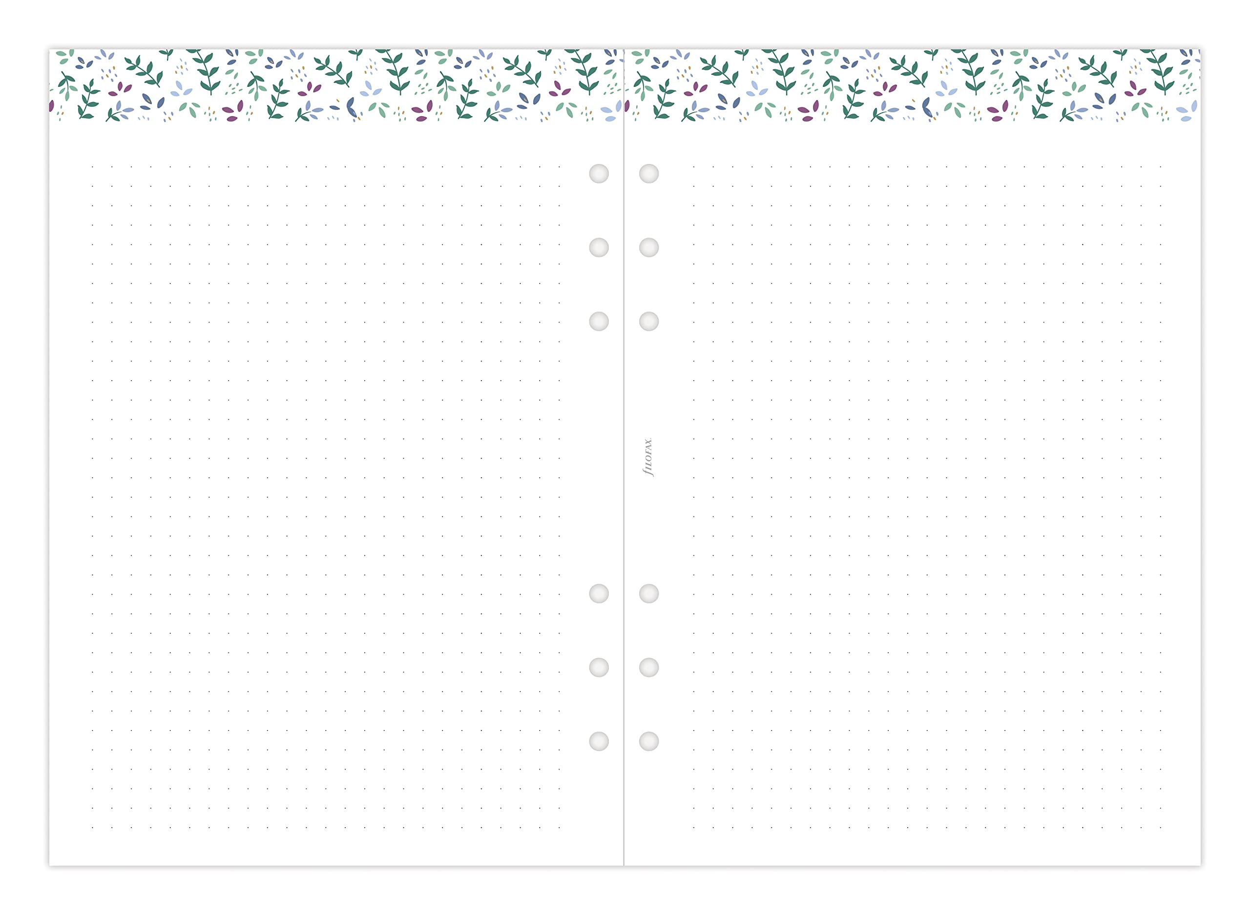 Filofax A5 Garden week to view 2024 diary