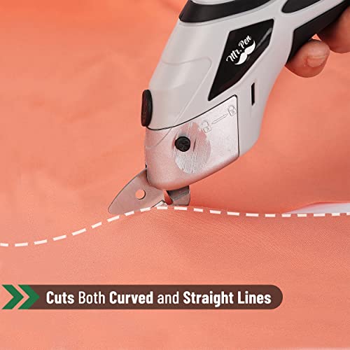 Mr. Pen- Electric Scissors with 2 Blades, 3.6V, Cordless Electric Scissors for Cardboard, Electric Box Cutter, Cardboard Cutter Electric, Electric Shears, Box Cutter Electric