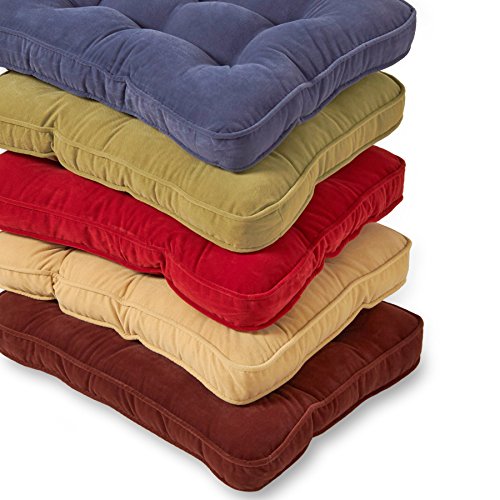 Greendale Home Fashions Jumbo Rocking Chair Cushion Set Hyatt Fabric, Burgundy