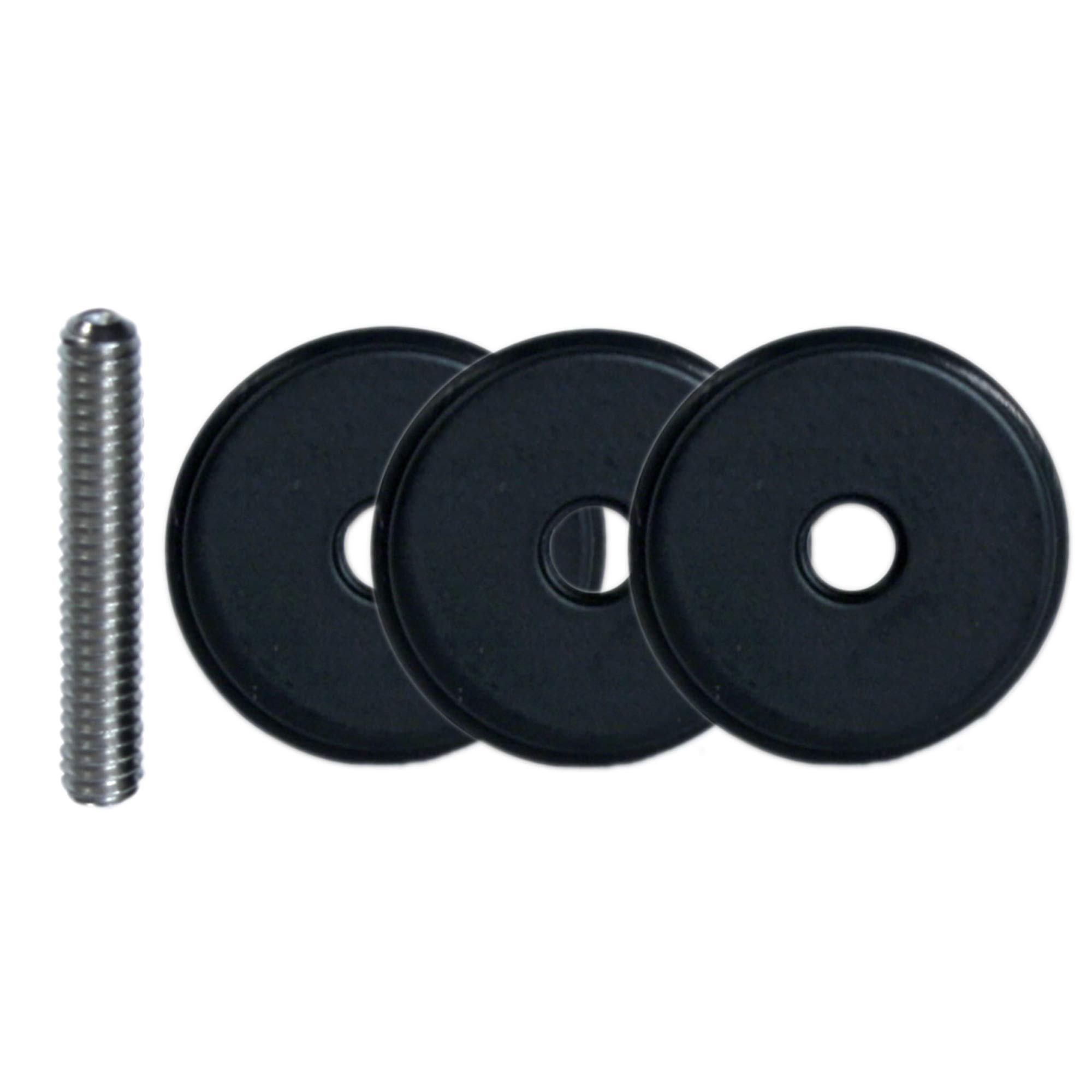 Dead Center Archery Products Stainless 1 oz. Weight Set. 3 per pk - 5/16-24 Thread (Matte Black)